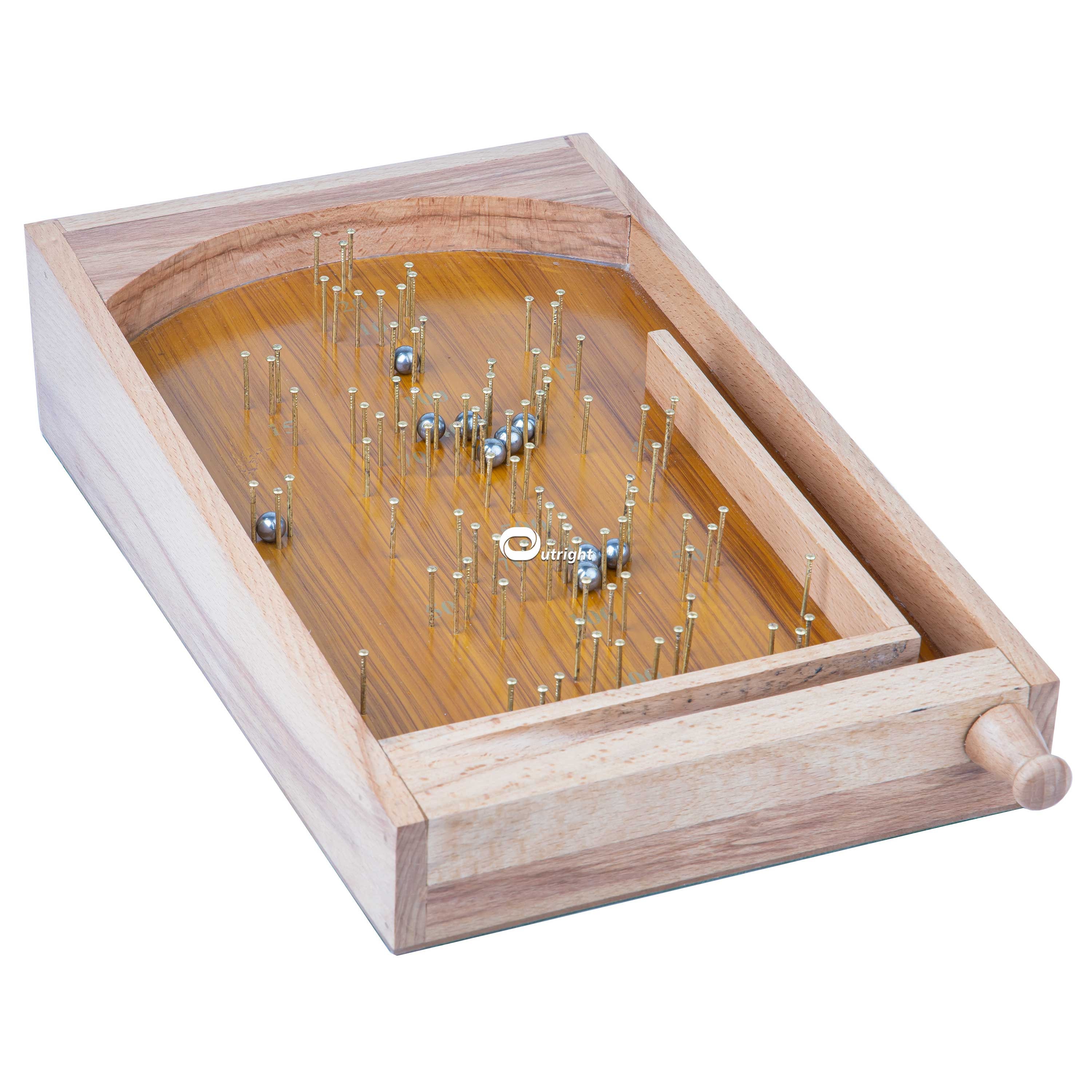 Bagatelle Rosewood Tabletop Pinball Game Hand-crafted | Etsy