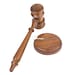 Rosewood Judge Mallet Engraved Auctioneers Mallet Handmade Wooden Judge ...