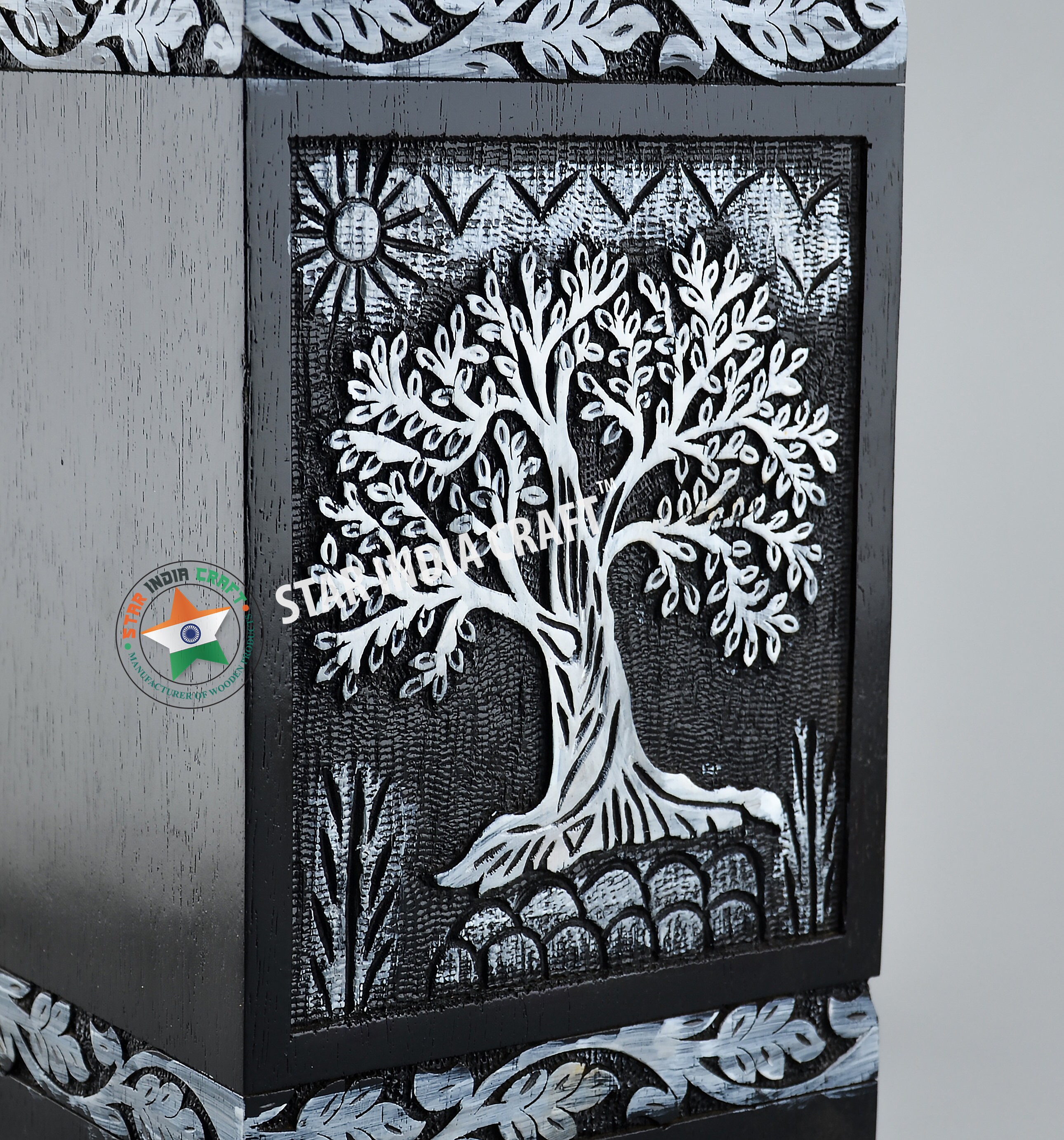 Rosewood Tree of Life Cremation Urn for Human Ashes Wooden | Etsy