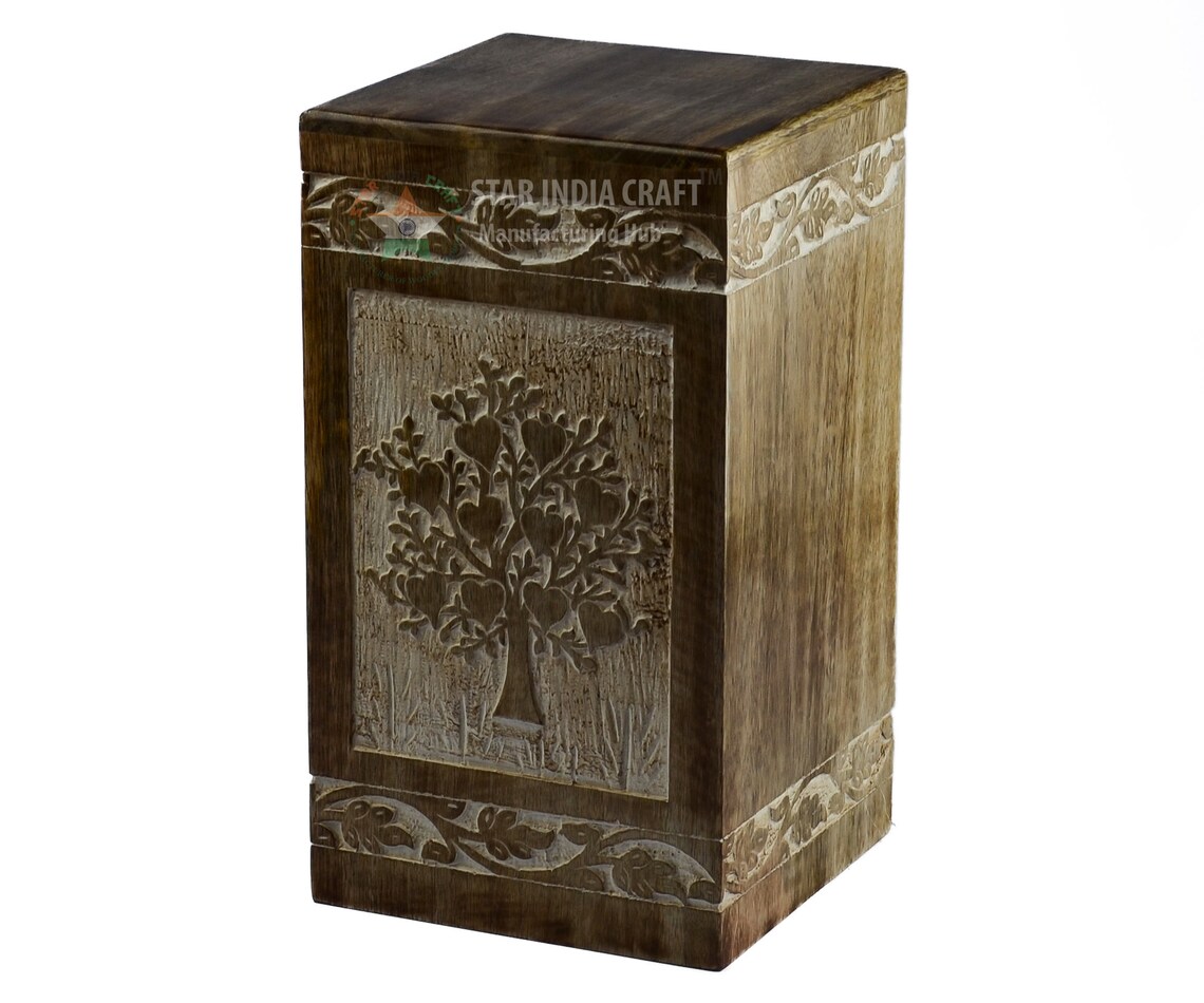 Rosewood Tree of Life Cremation Urn for Human Ashes Wooden - Etsy