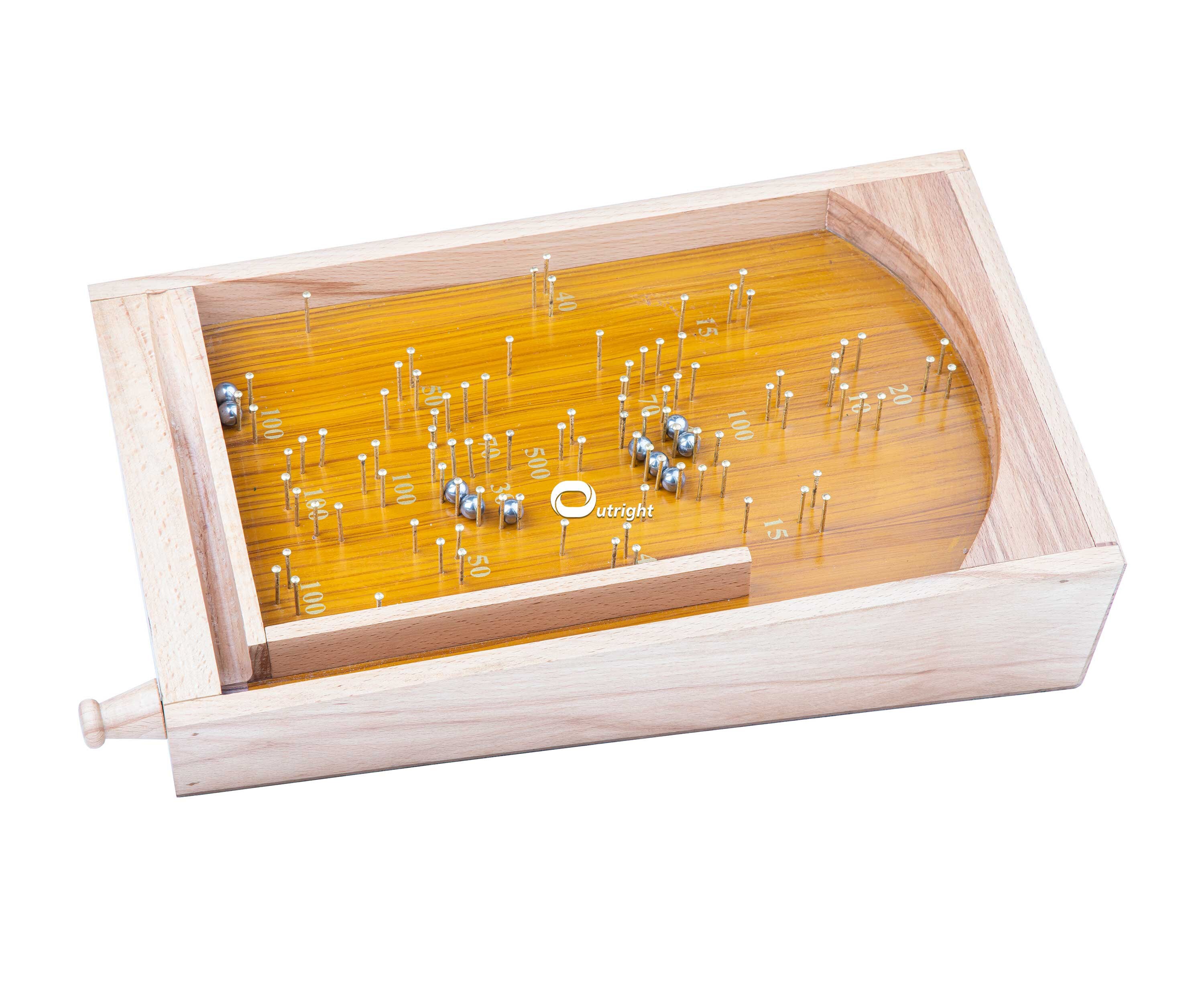 Bagatelle Rosewood Tabletop Pinball Game Hand-crafted | Etsy