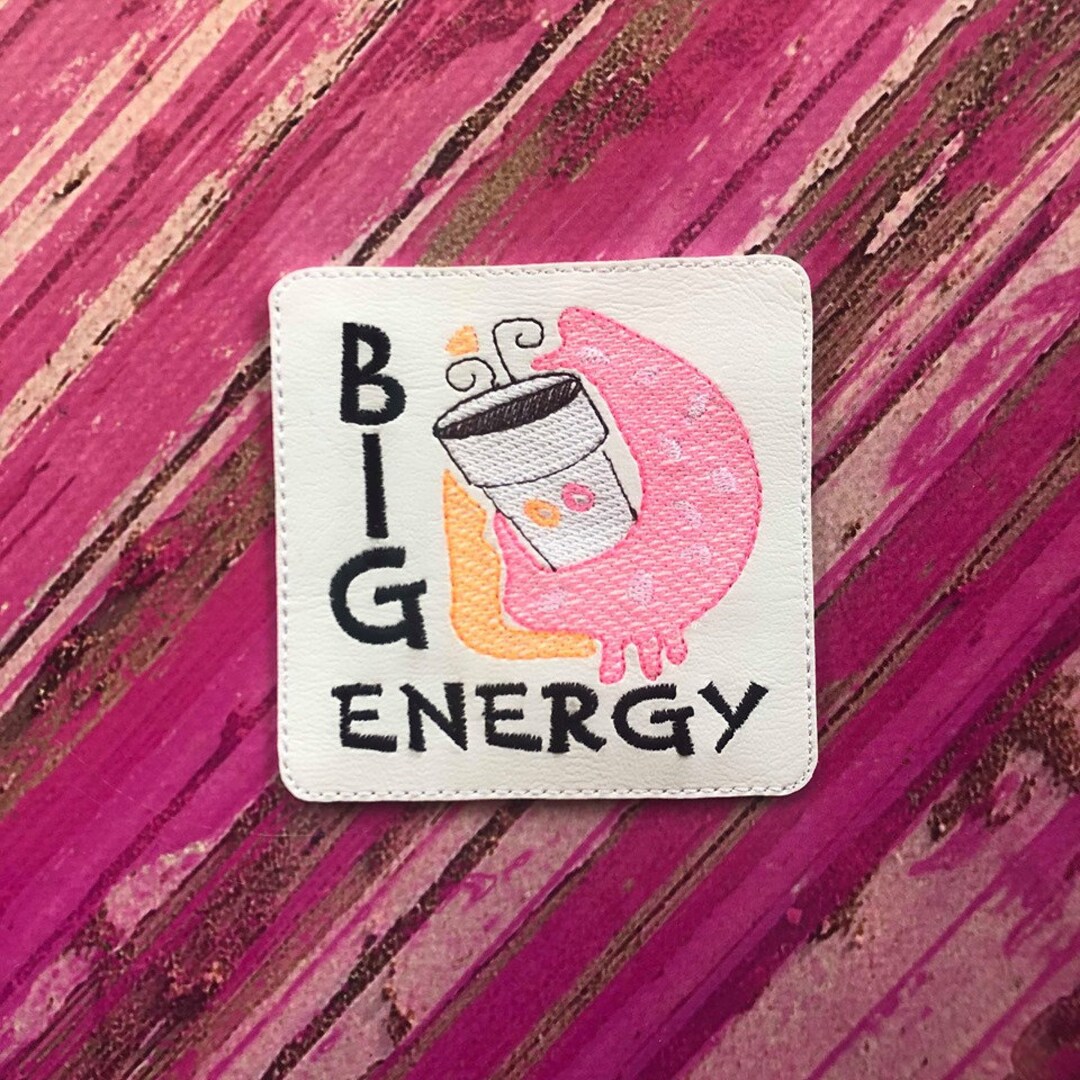 4x4 DIGITAL DOWNLOAD Big D Energy Bde Coaster Set ITH Embroidery Design ...