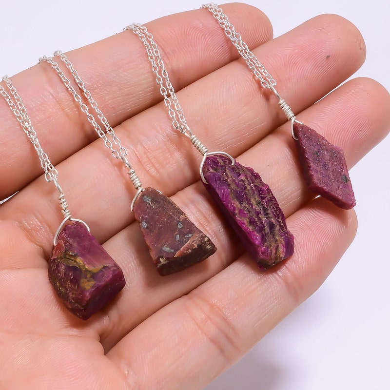 Raw Ruby Jewelry - Etsy