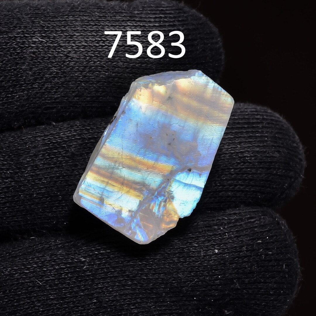 Natural Moonstone Raw Crystal, Moonstone Raw, June Birthstone, Energy ...