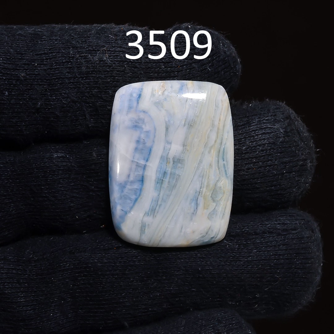 Rare Blue Scheelite Gemstone, Mix Shape Genuine Blue Scheelite Cabochon ...