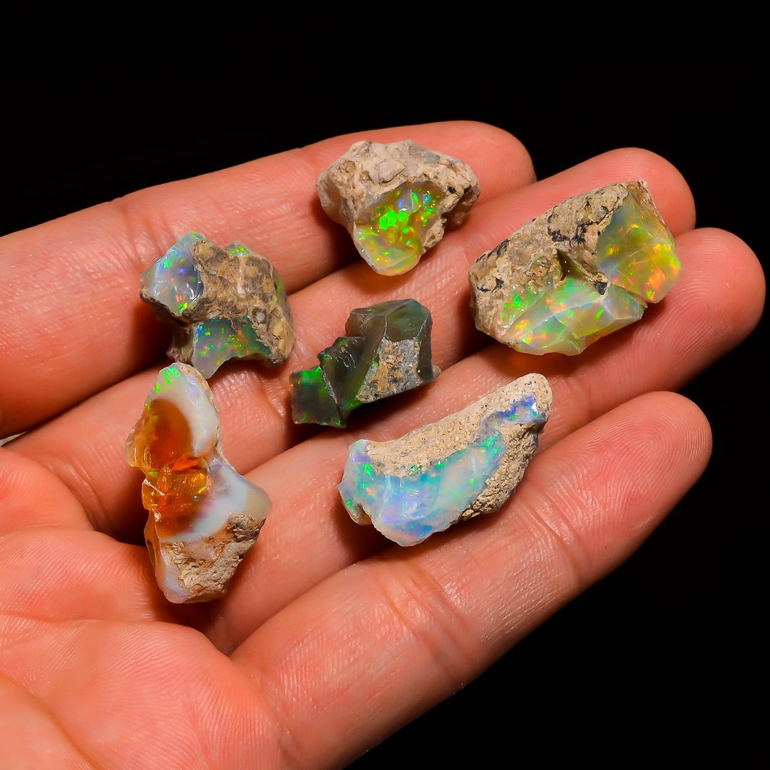 100% Natural 30 Carats Raw Opal Real Gemstone Crystals - Etsy