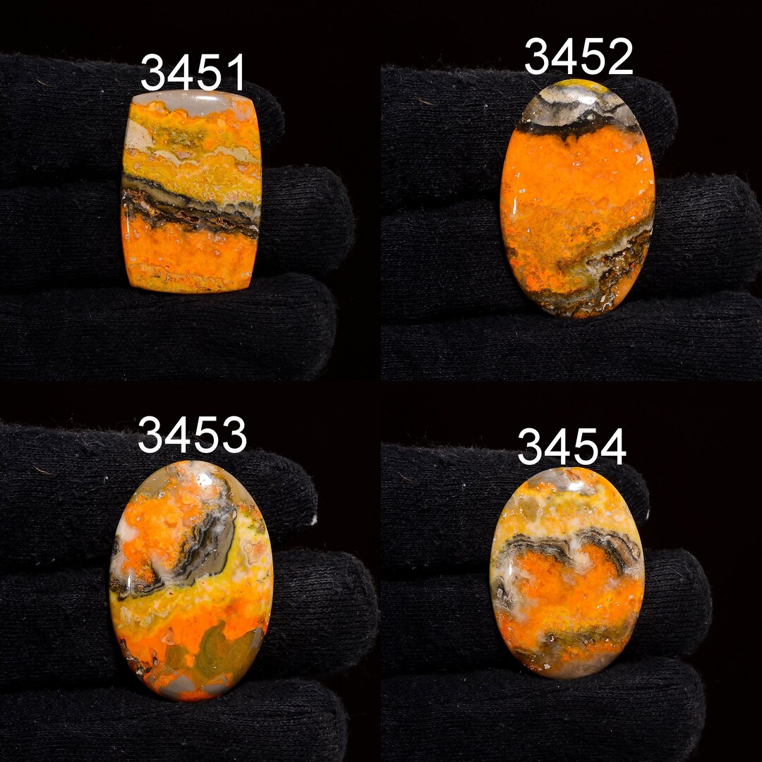 Bumble Bee Jasper Gemstone Natural Bumble Bee Jasper - Etsy