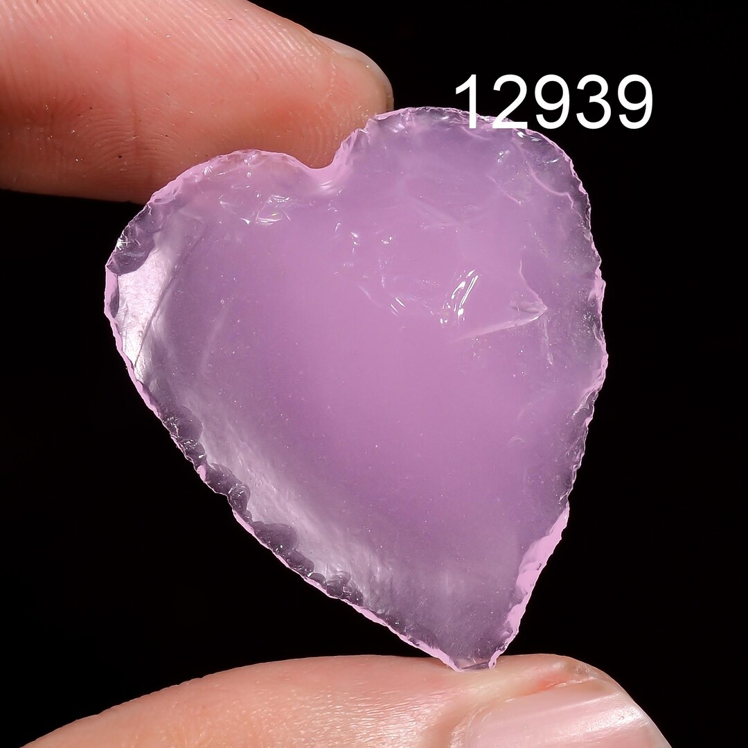 Angel Aura Quartz, Heart Shape Pink Opalite Crystals, Opalite Gemstone ...