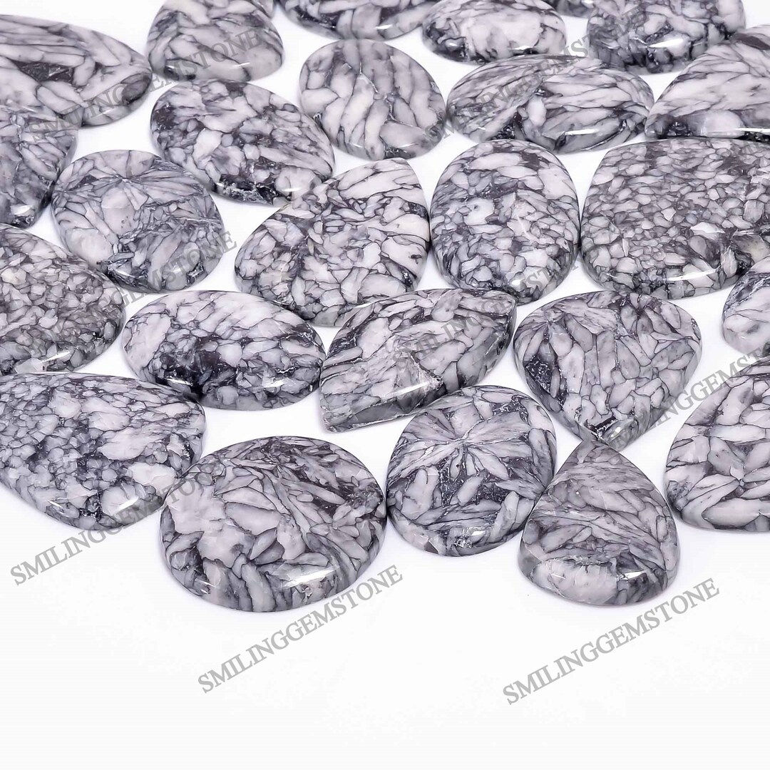 Natural Pinolith Jasper Gemstone, Pinolith Jasper Cabochon Mix Shape ...