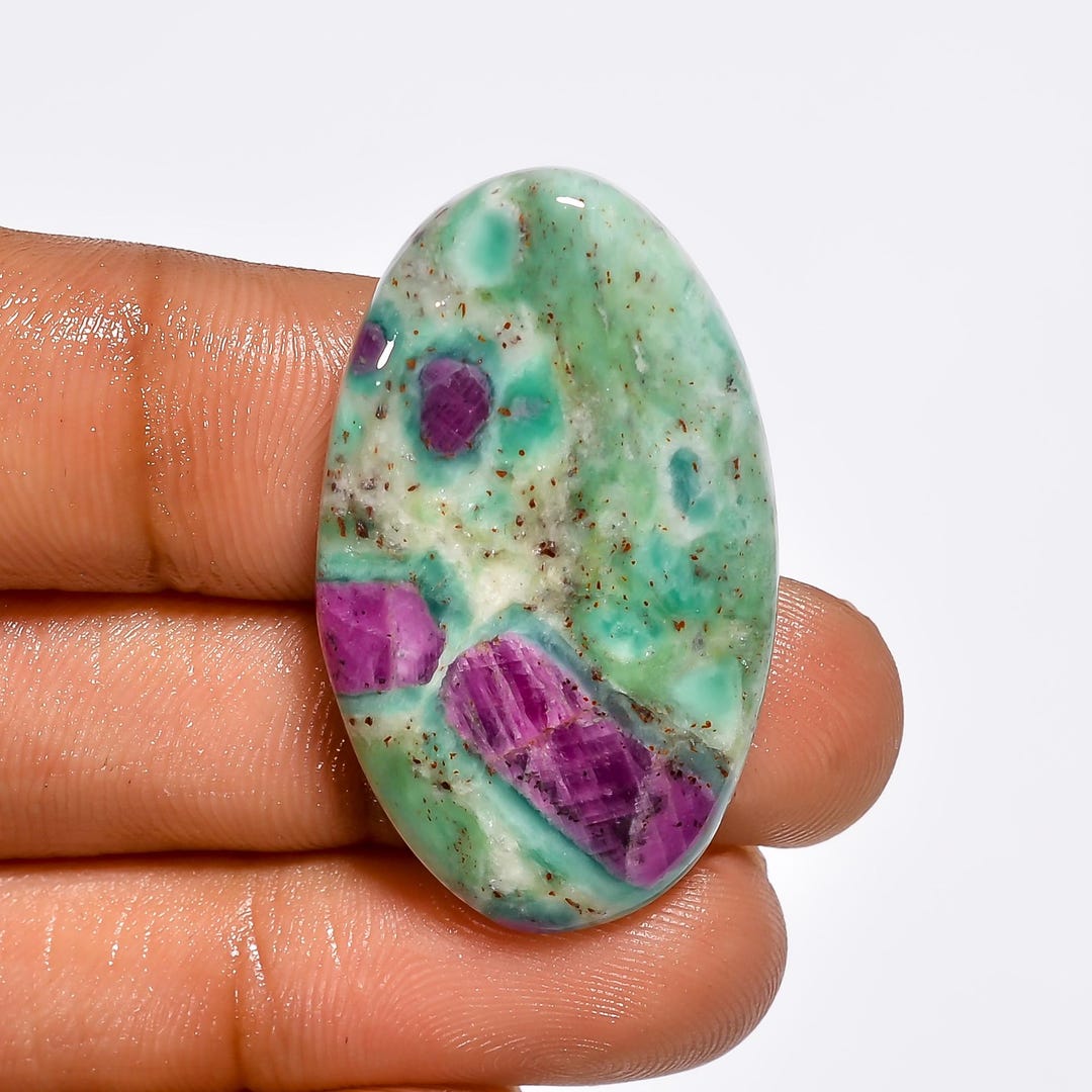 Natural Ruby Fuchsite Gemstone AAA Quality Ruby Jewelry Making Supply ...
