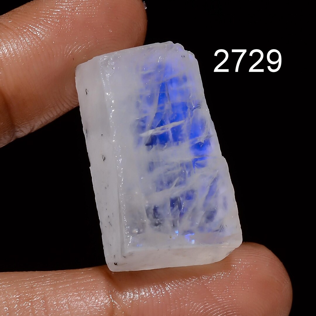 Natural Rainbow Moonstone Raw Crystal, June Birthstone - Etsy