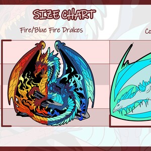 Elemental Dragon Enamel Pins Glow Glitter Fantasy Fire Sky Earth Water ...