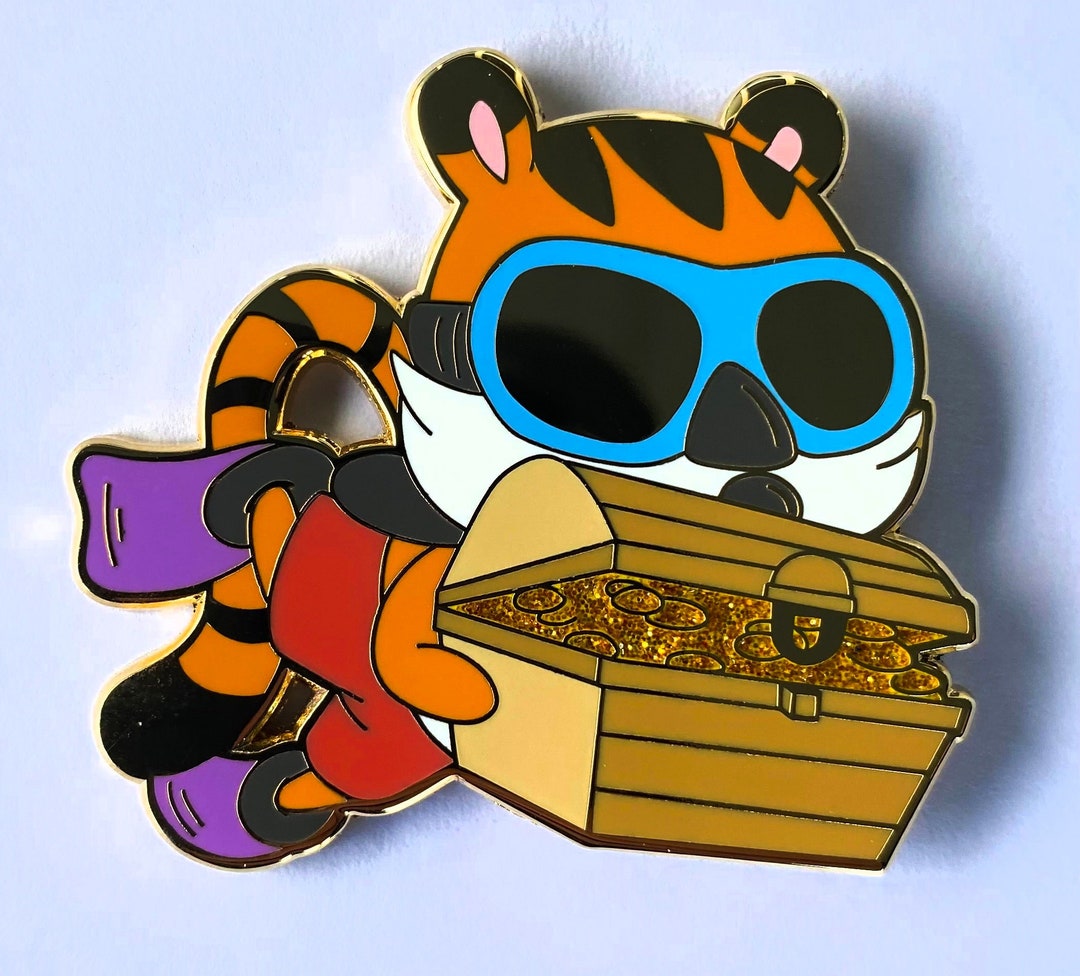 SCUBA TIGER: Lunar New Year Zodiac Animal Pin - Etsy