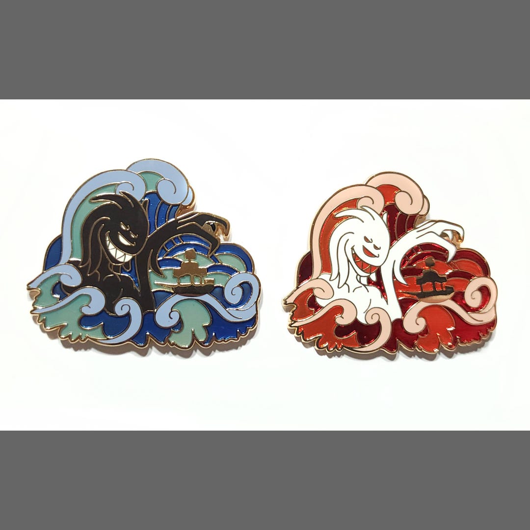 Umi-bozu Japanese Yokai Series 3 Enamel Pin - Etsy