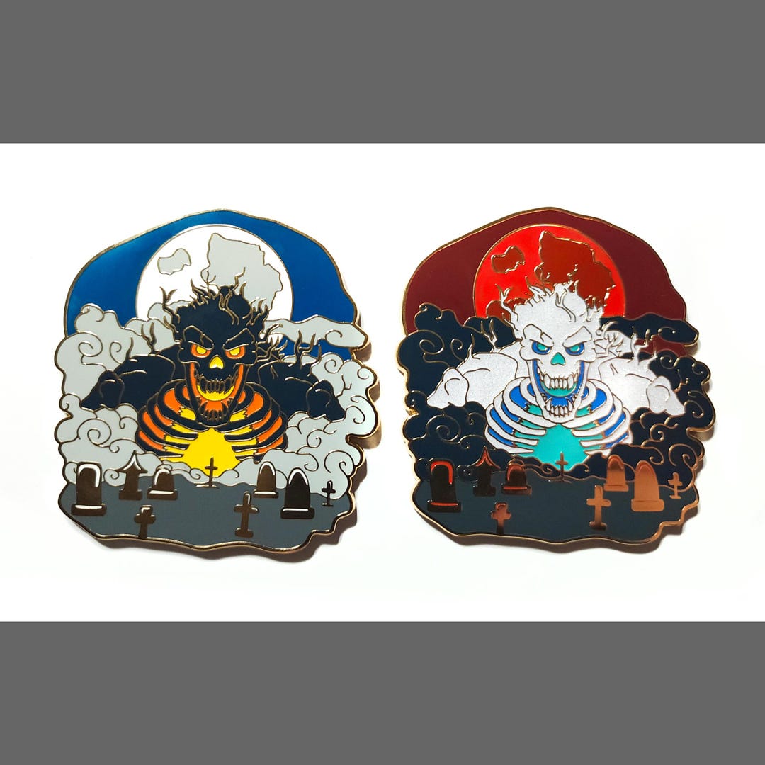 Gashadokuro Giant Skeleton Japanese Yokai Series 2 Enamel Pin - Etsy