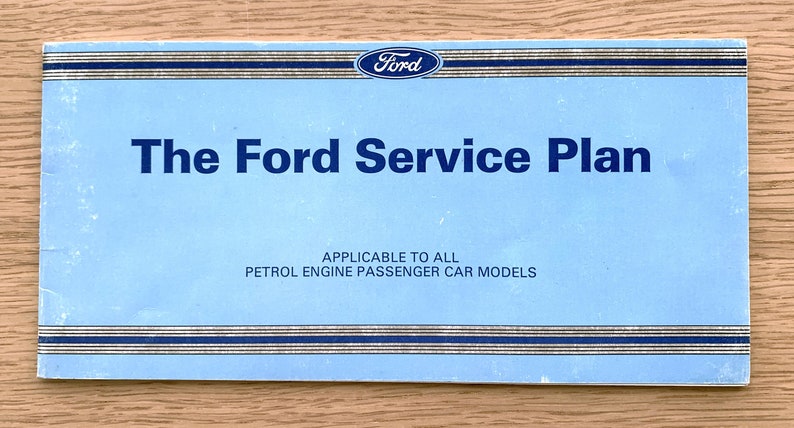 Original Ford Sierra Operating Guide August 1982 1st Edition Ref No ...