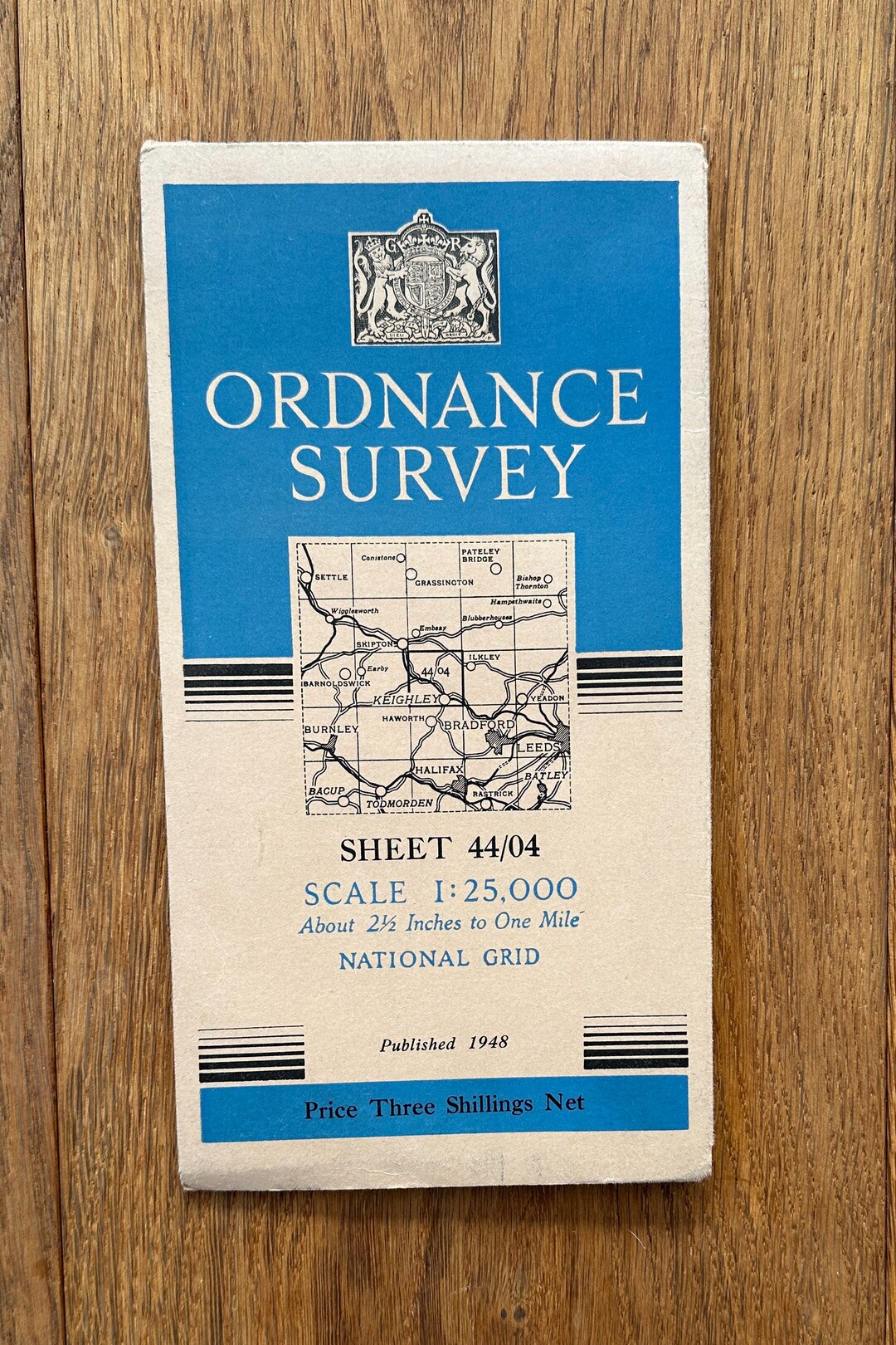 Ordnance Survey Map of Silsden West Yorkshire and the Surrounding Area ...