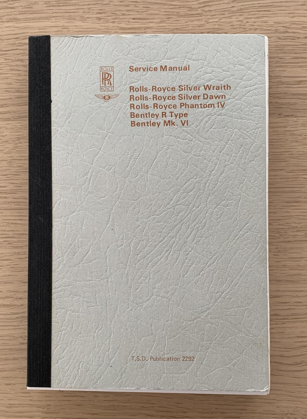 Original Rolls Royce Service Manual Silver Wraith Silver Dawn Phantom ...