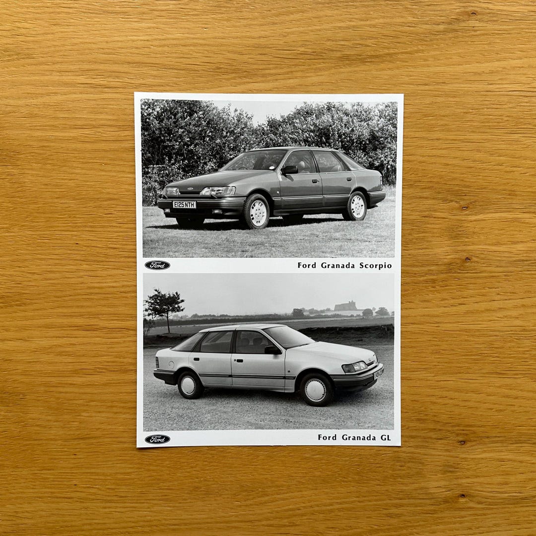Original Ford Press Photo 1980s – Granada Scorpio, Granada GL & Fiesta ...