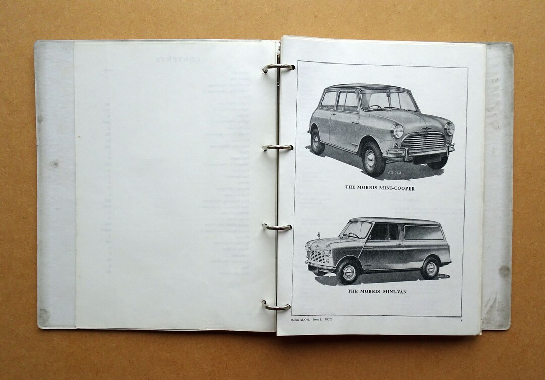 Morris Mini-minor Workshop Manual Issue 7. 53261 Part No. AKD 4061 ...