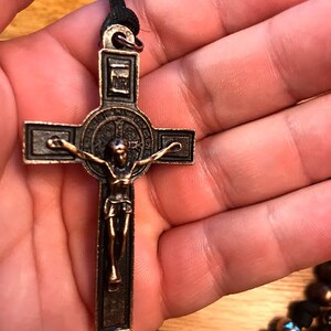 Black and Copper Rosary - Etsy