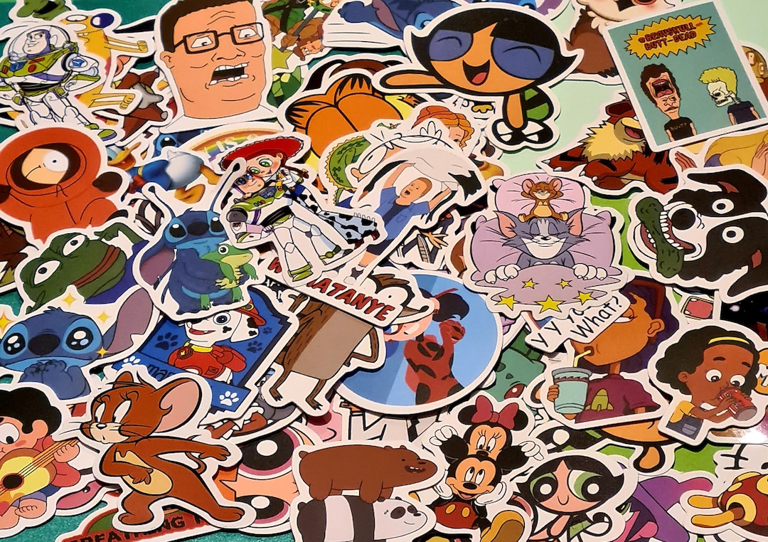 Cartoon Stickers | Co by Coe | 90s Cartoon | 00s | Animation Decal ...
