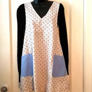 Adorable, Contemporary Pinifor Apron. Size SMALL. Cross Back. Cooking ...