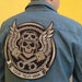 Skull biker patches Skull Back Patch personalised large | Etsy