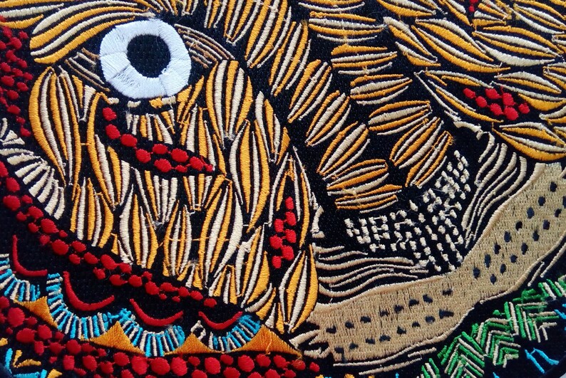 Large Embroidered Back Patch. African Indian Totem Tribal. - Etsy