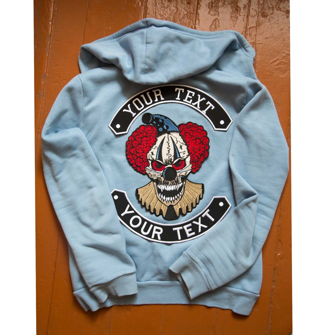 Evil Scary Clown Patch Skull Biker Back Patch Personalised - Etsy