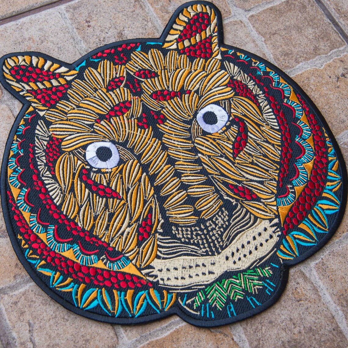 Large Embroidered Back Patch. African Indian Totem Tribal. - Etsy