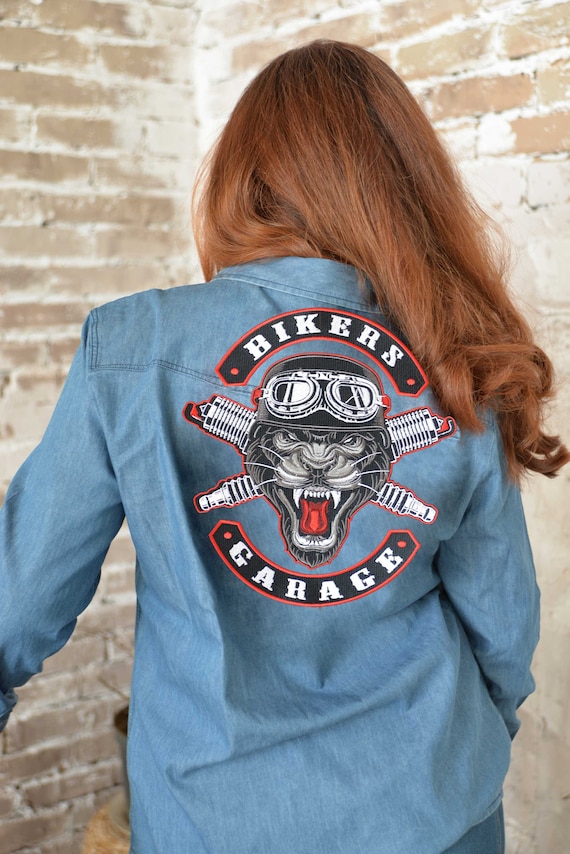 Large Biker Patches Biker Patches Iron on Biker Patches - Etsy