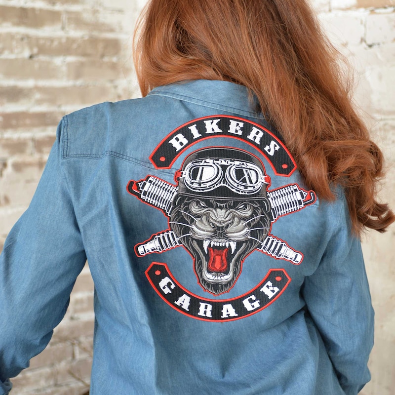 Biker Patch - Etsy