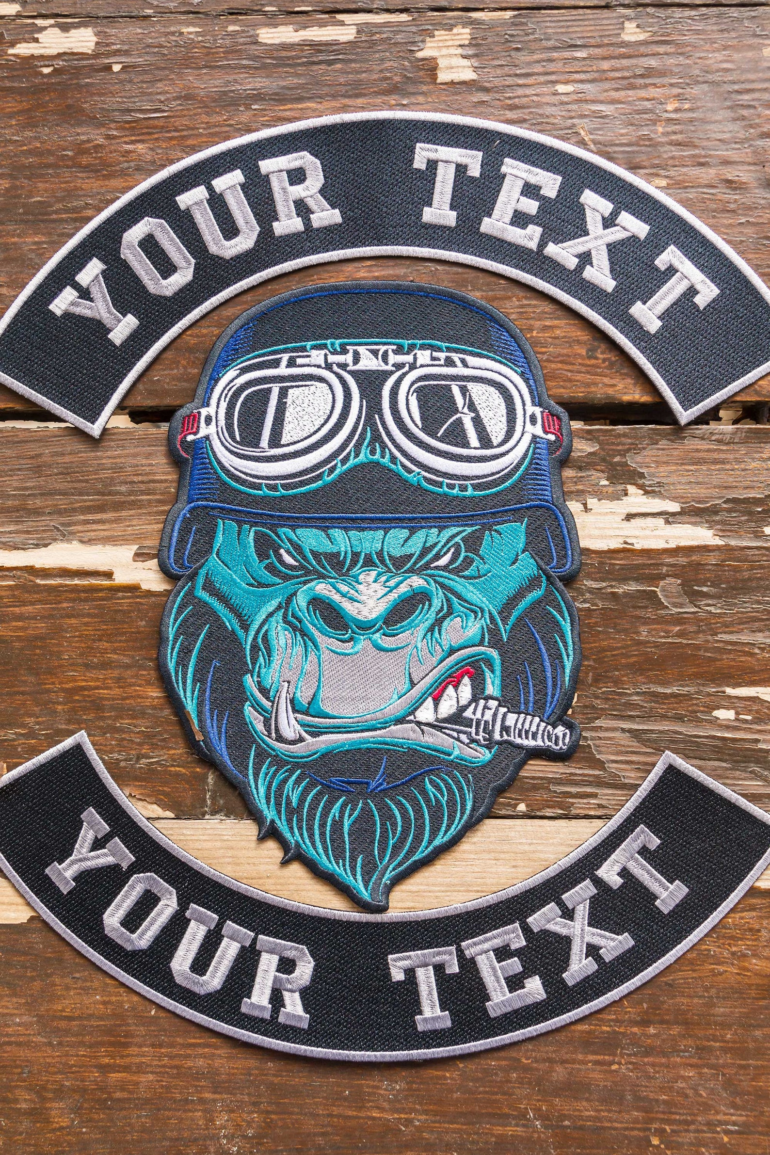 Large Embroidered Biker Gorilla Patch – Vest Jacket Accessory - Etsy