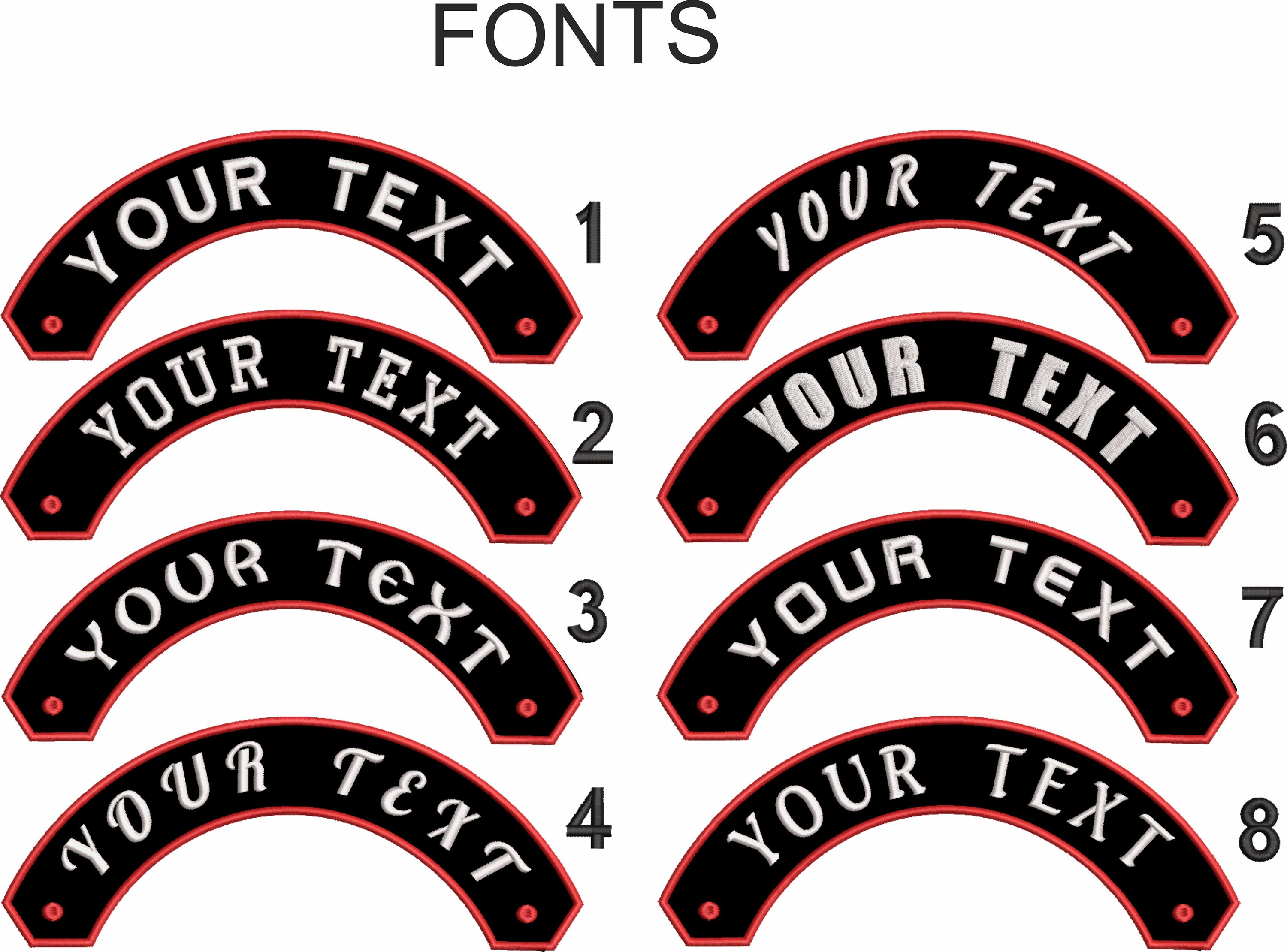 Large Custom Embroidered Patches Custom Iron on Patches - Etsy