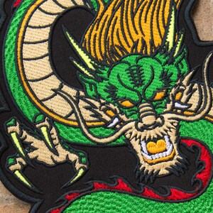 Dragon Iron on Patch, Large Embroidered Dragon Patch, Iron-on Patch ...