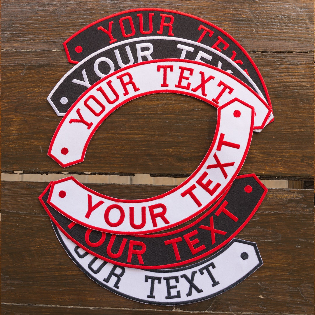 Large Custom Embroidered Patches, Custom Iron on Patches - Etsy