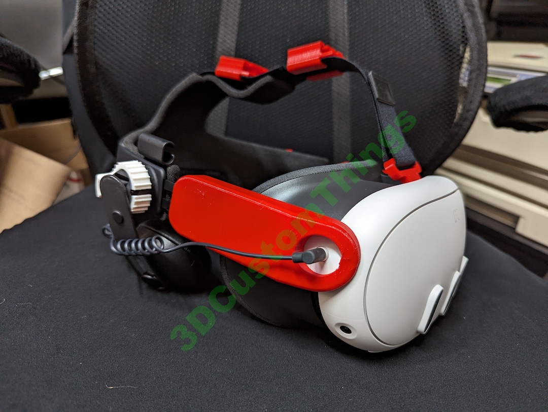 For Meta Quest 3 VR Headset - Franken Quest 3 Vive Deluxe Audio Strap ...