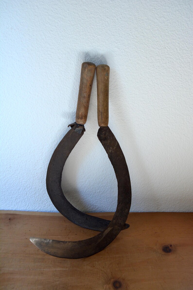 Antique Swiss Sickles - Set of 2 - Etsy