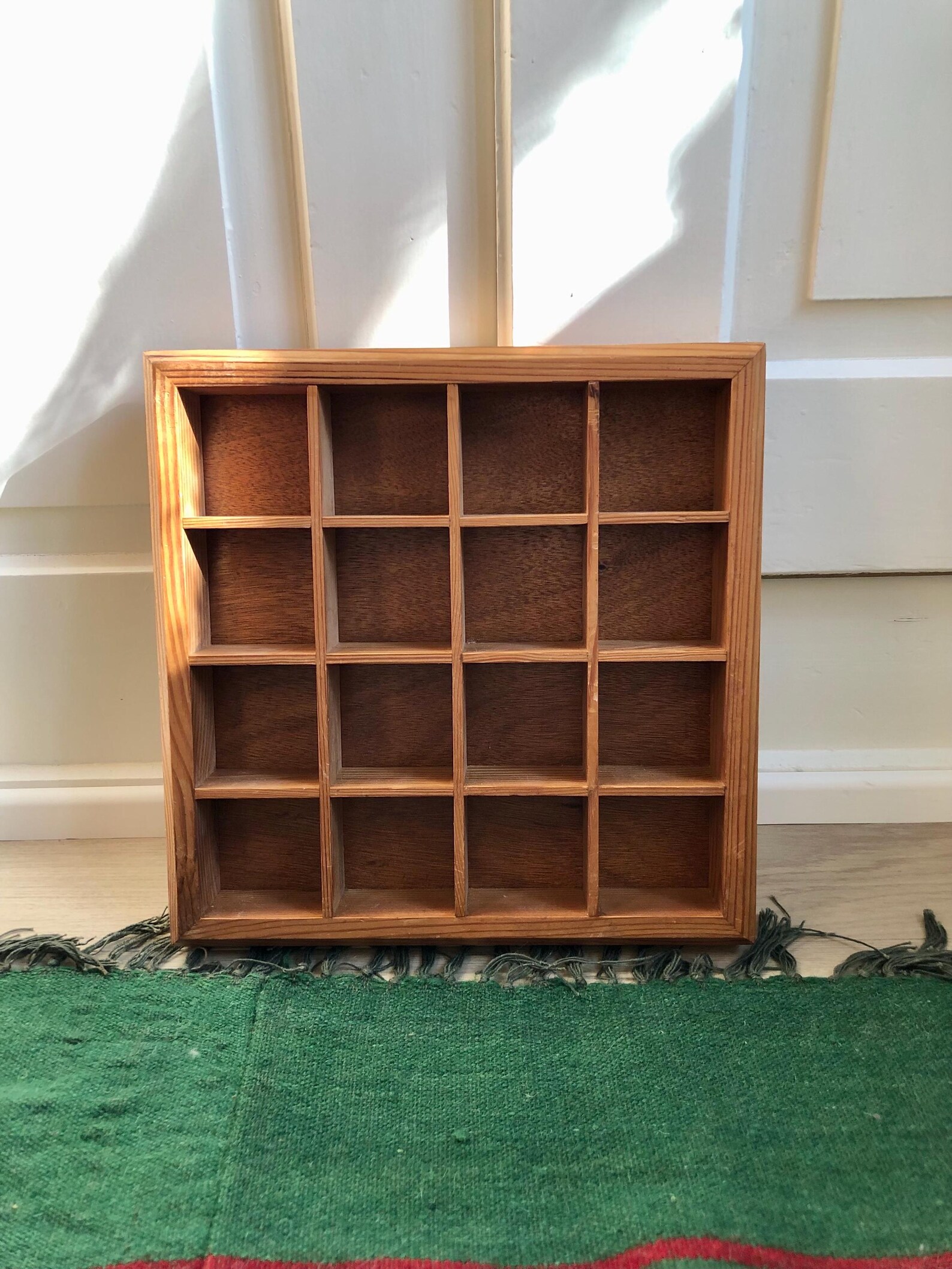 Vintage Wooden Display Box, Wooden Shelf - Etsy