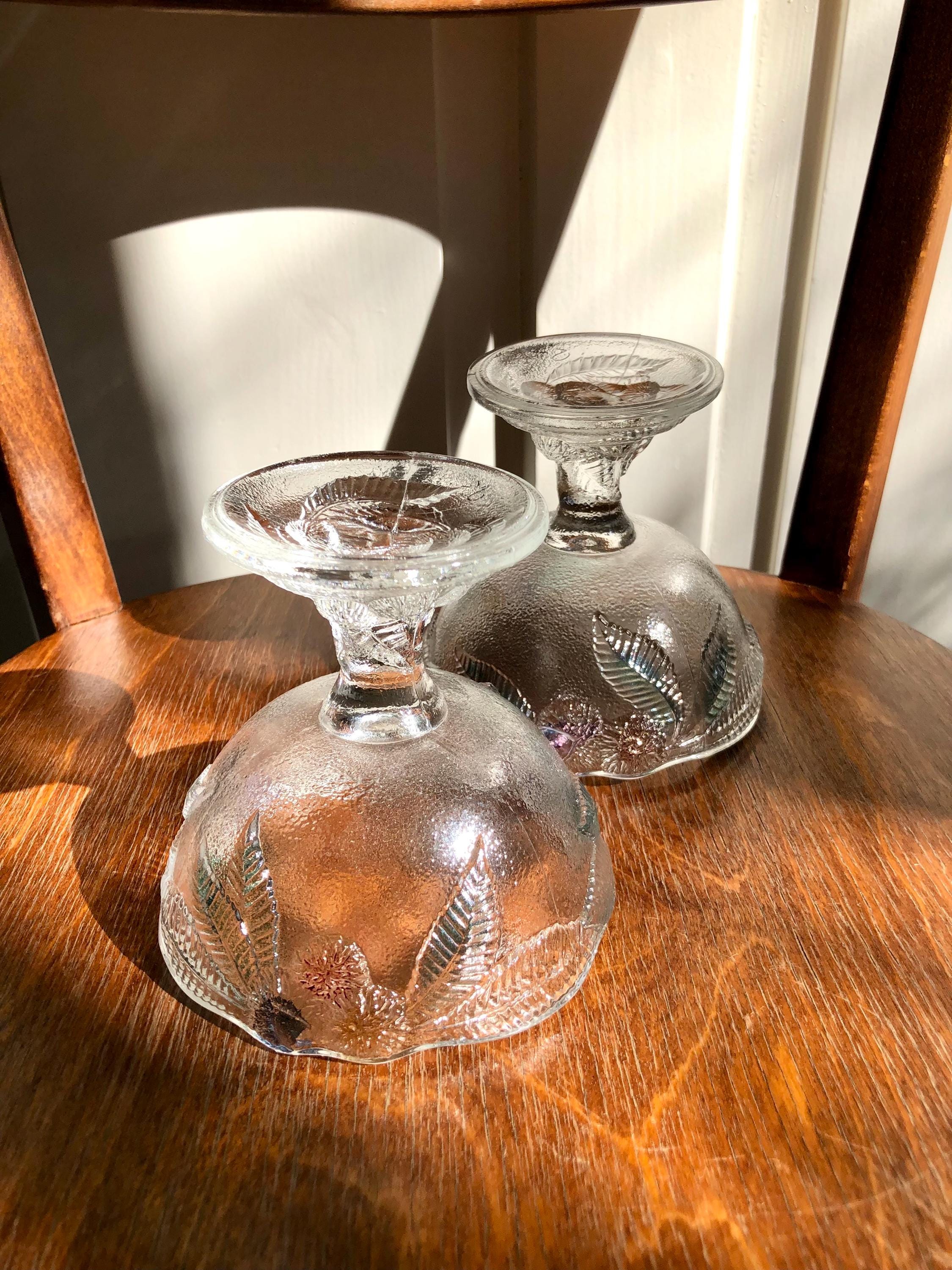 Vintage Ice Cream Cups, Glass Ice Cream Bowls - Etsy