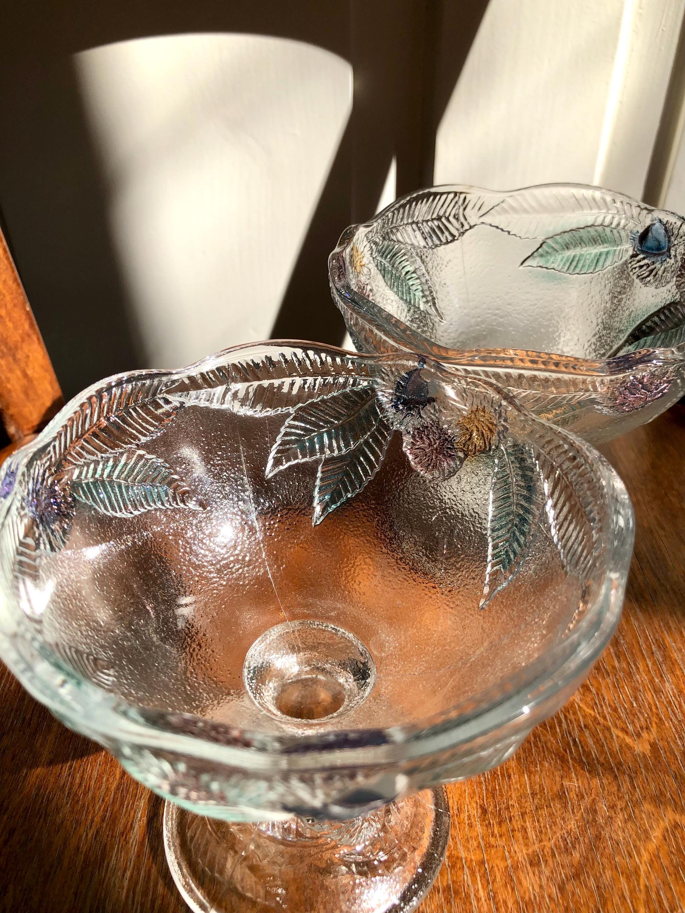 Vintage Ice Cream Cups, Glass Ice Cream Bowls - Etsy