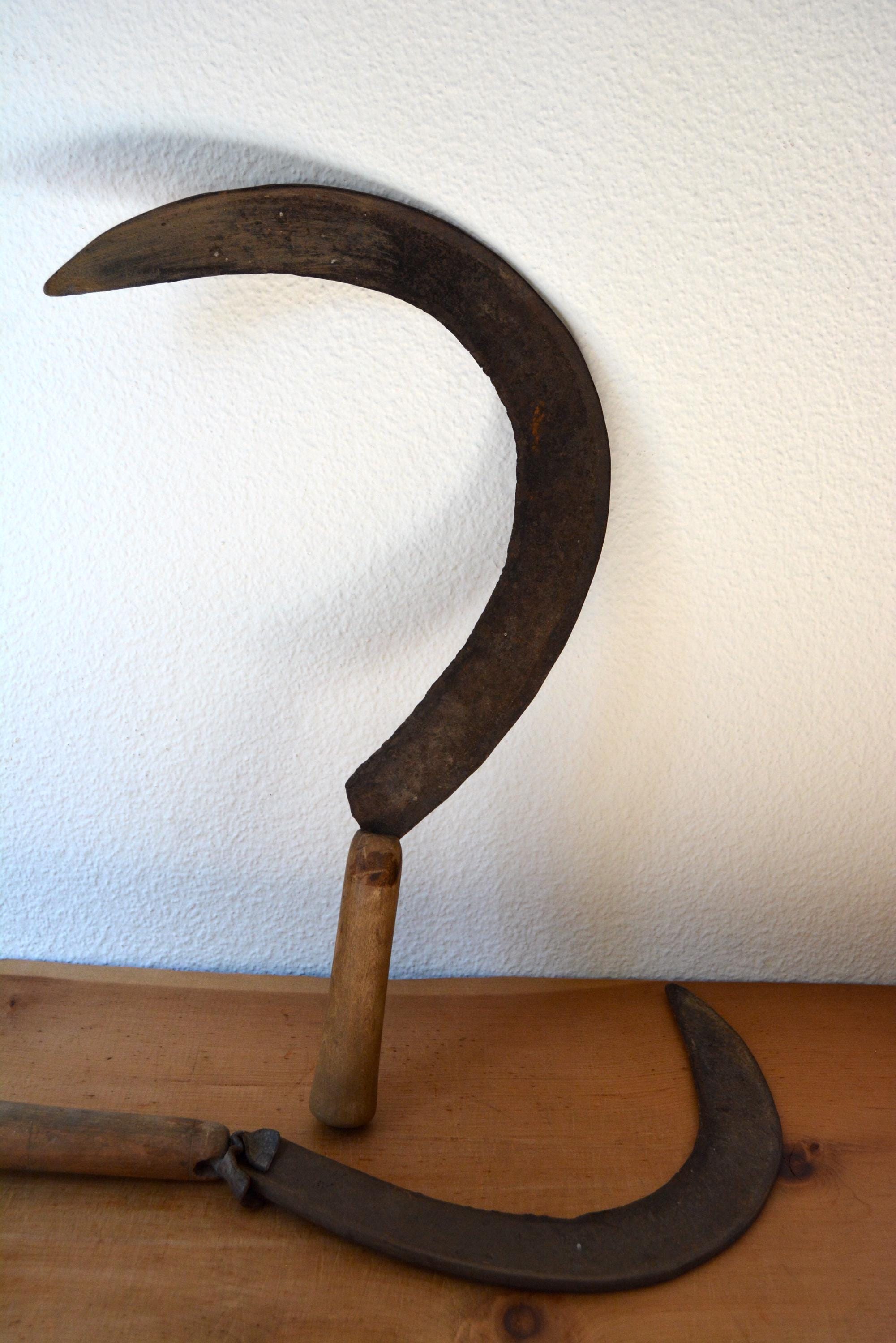 Antique Swiss Sickles - Set of 2 - Etsy