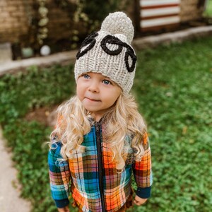 Boo Hat // Halloween Hat // Made to Order Custom Hat // Newborn Knit ...