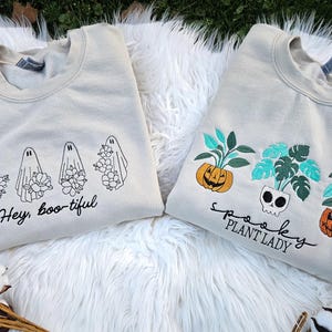 Hey Boo-tiful | Crewneck | Sweater | Halloween - Etsy