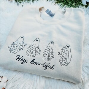 Hey Boo-tiful | Crewneck | Sweater | Halloween - Etsy