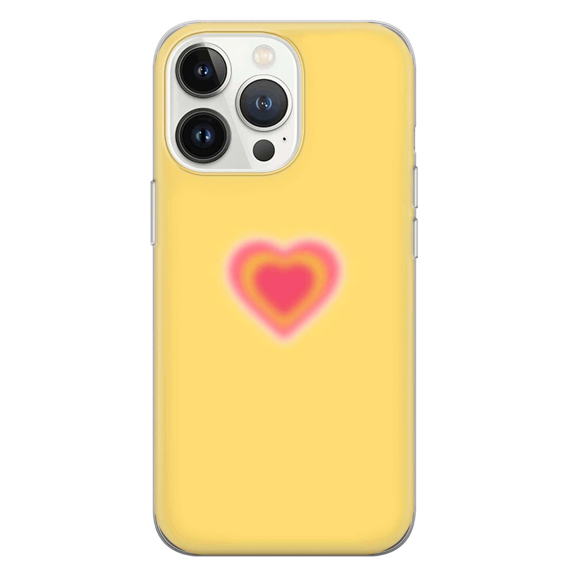 Aura Mood Hue Phone Cute Healing Gem Spirituality Cover for iPhone 15 ...