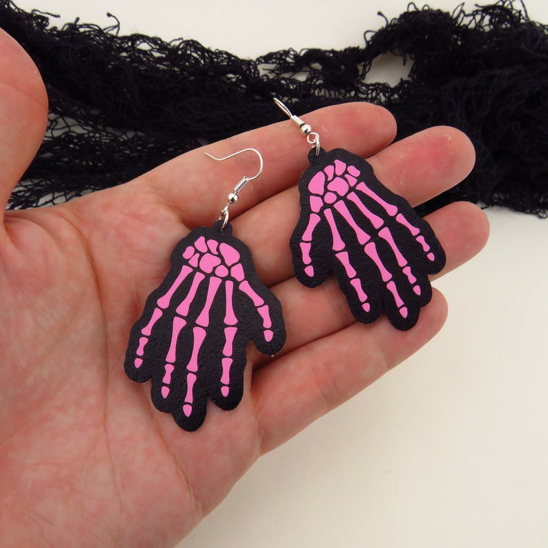 Creepy Cute Pastel Goth Skeleton Hand - Etsy