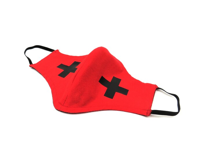 Yami Kawaii Red Cloth Menhera Face Mask - Etsy