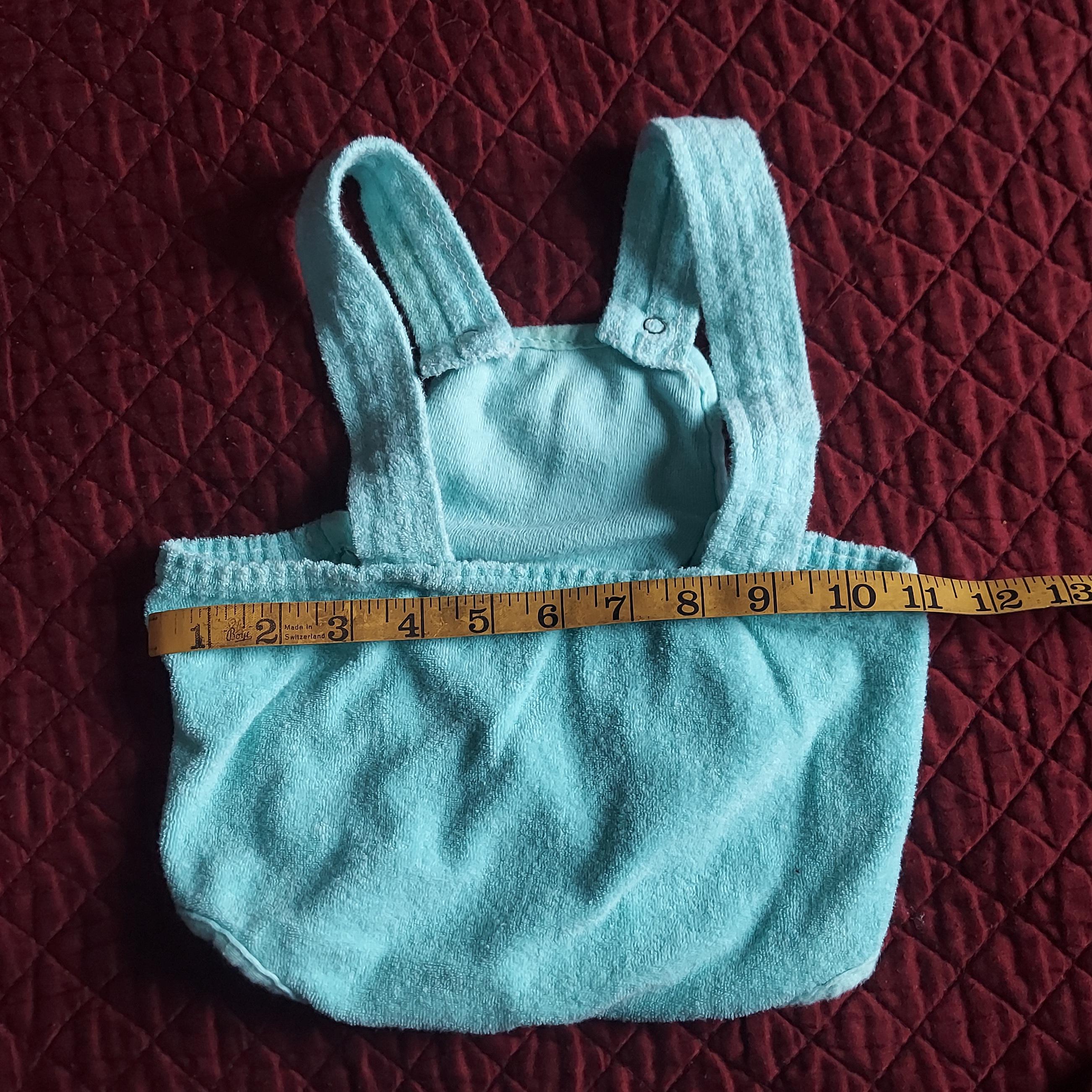 Vintage Terry Cloth Baby Romper 9 MO - Etsy